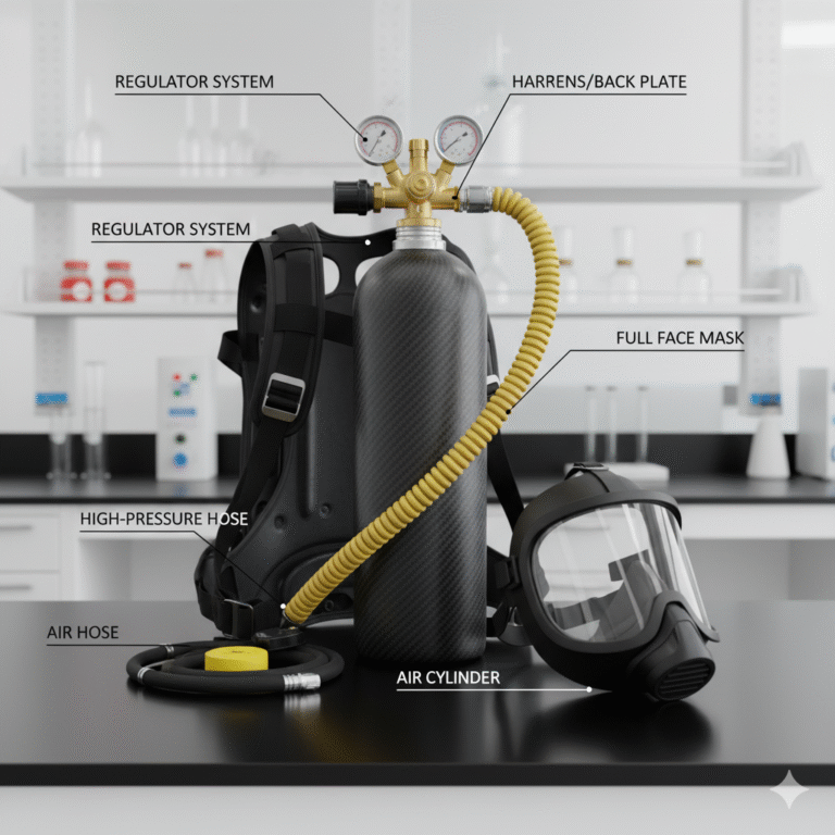 SCBA หรือ เครื่องช่วยหายใจแบบมีถังอากาศในตัว - Reynolds Wise